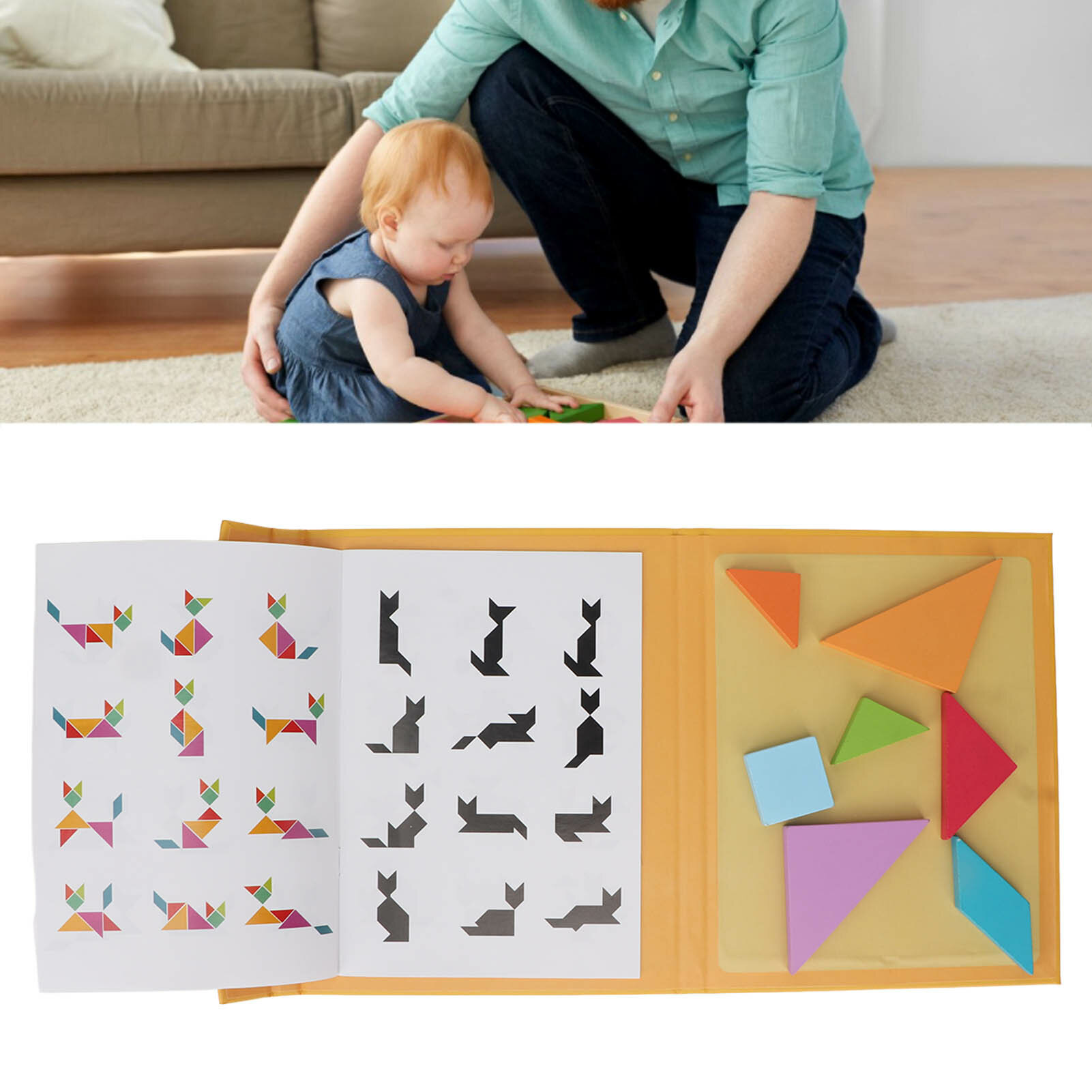 Магнитные игрушки Tangram — фото 1