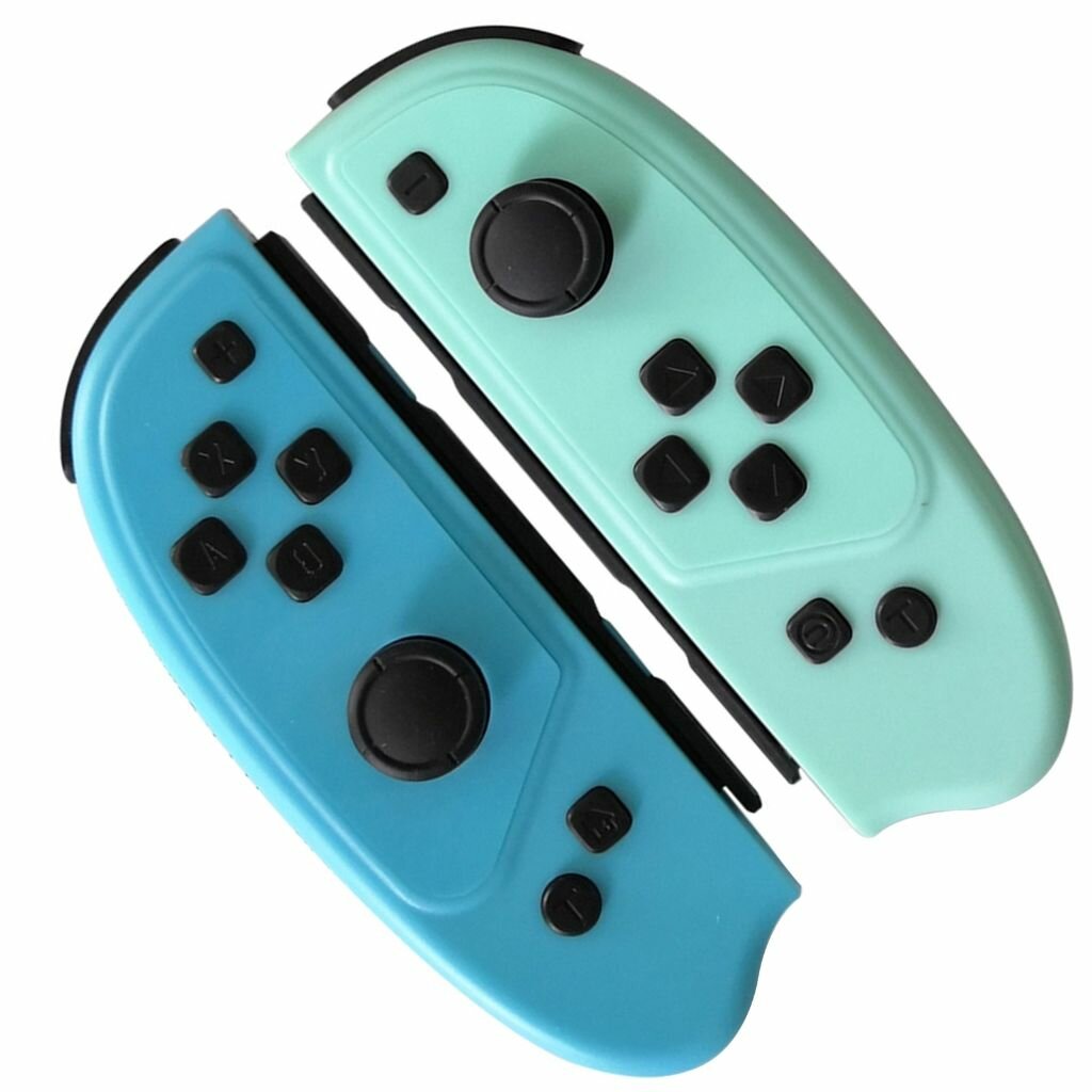 Игровые контроллеры, набор из двух цветных геймпадов