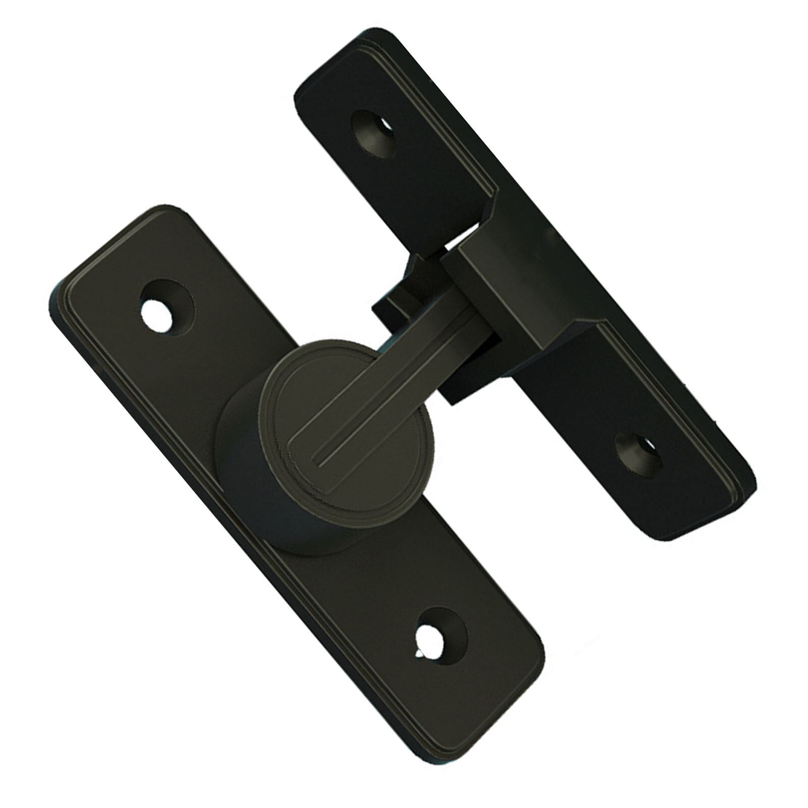 Замковый механизм для дверей Barn Door, противоугонный, без сверления, для сада и гаража, черный, усиленный MK 008