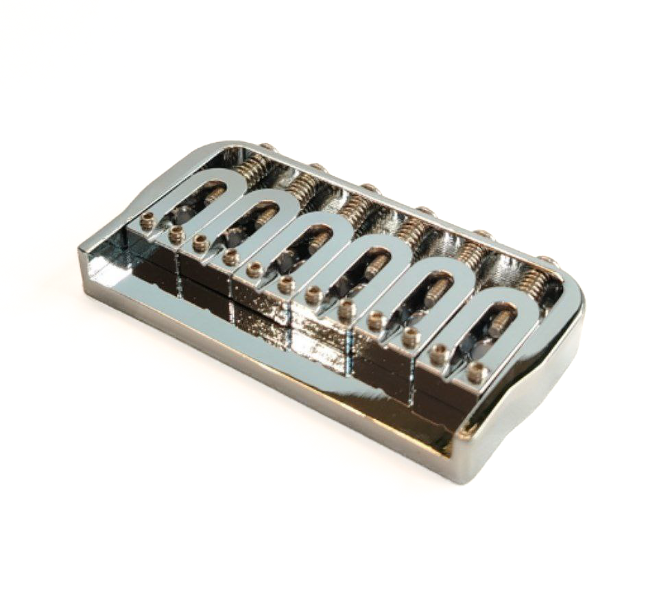 Бридж фиксированный Guyker Guitar-bridge-GB607, хром