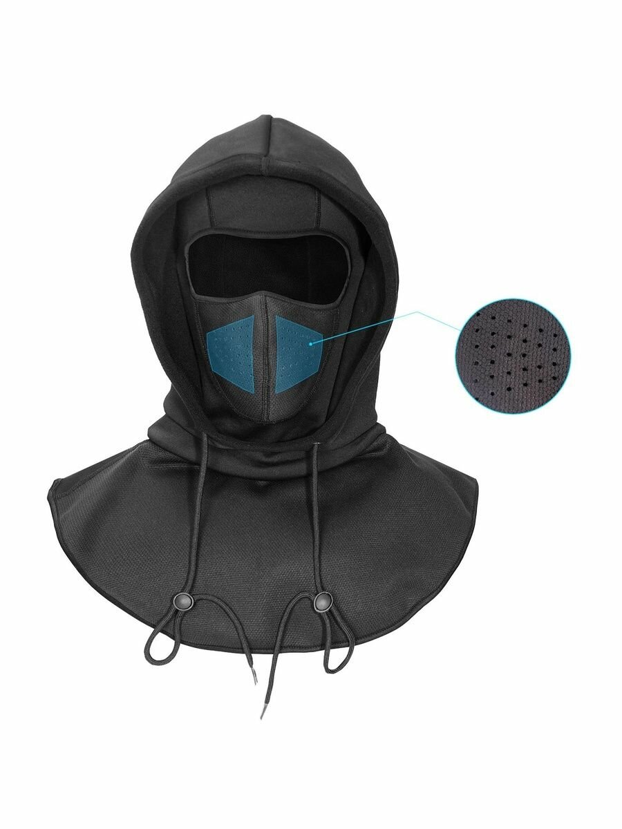 Балаклава для охоты и рыбалки Съемны капюшон