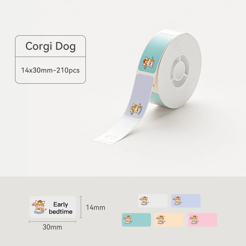 Этикетки для термопринтера Niimbot Dog14x30-1 roll