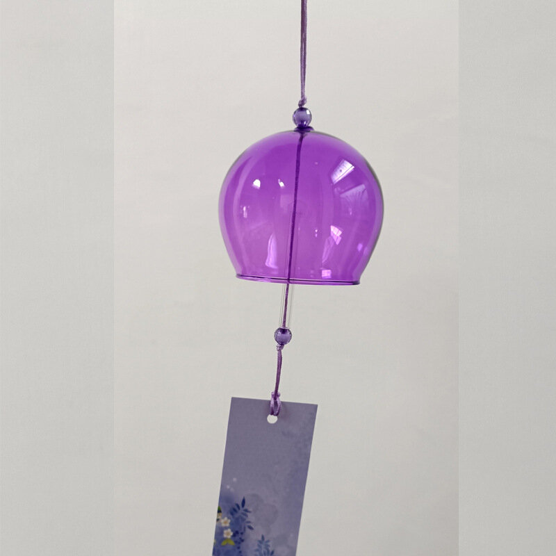 Японский чудесный стеклянный ветряной колокольчик, уличный стеклянный ветряной колокольчик, японский стиль, подвесное украшение, оптовая продажа, для активности в живописных районах, свежий подвесной орнамент