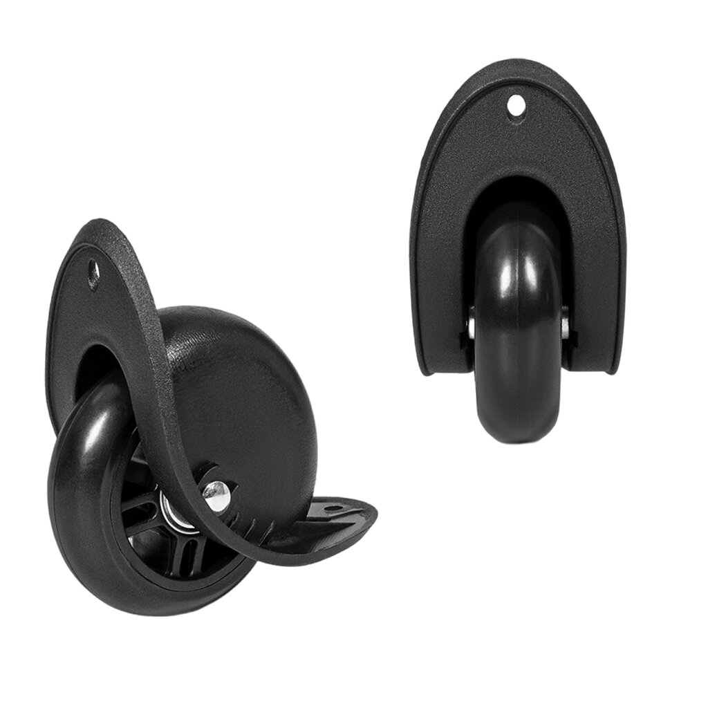 1 Пара колес для чемодана Замена колес для багажа из ПВХ Запасное колесо для багажа