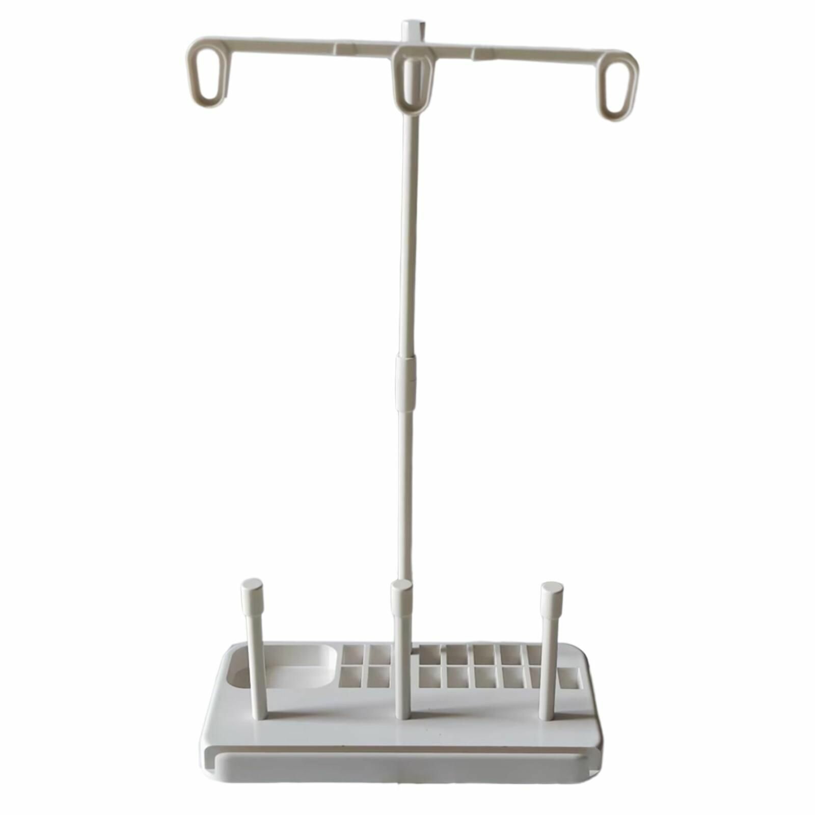 Подставка для швейных ниток на три конуса, аксессуар для оверлока и машинной вышивки