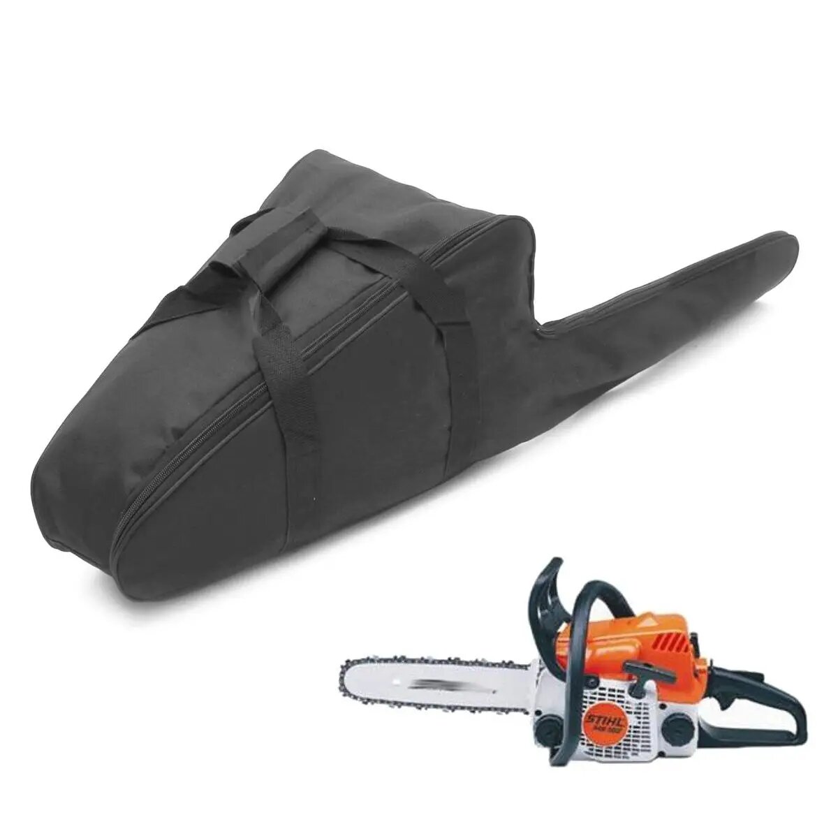 Портативная Черная сумка для бензопилы, водонепроницаемый чехол из ткани Оксфорд для цепной пилы, чехол для полной защиты, сумка для переноски, чехол для бензопилы