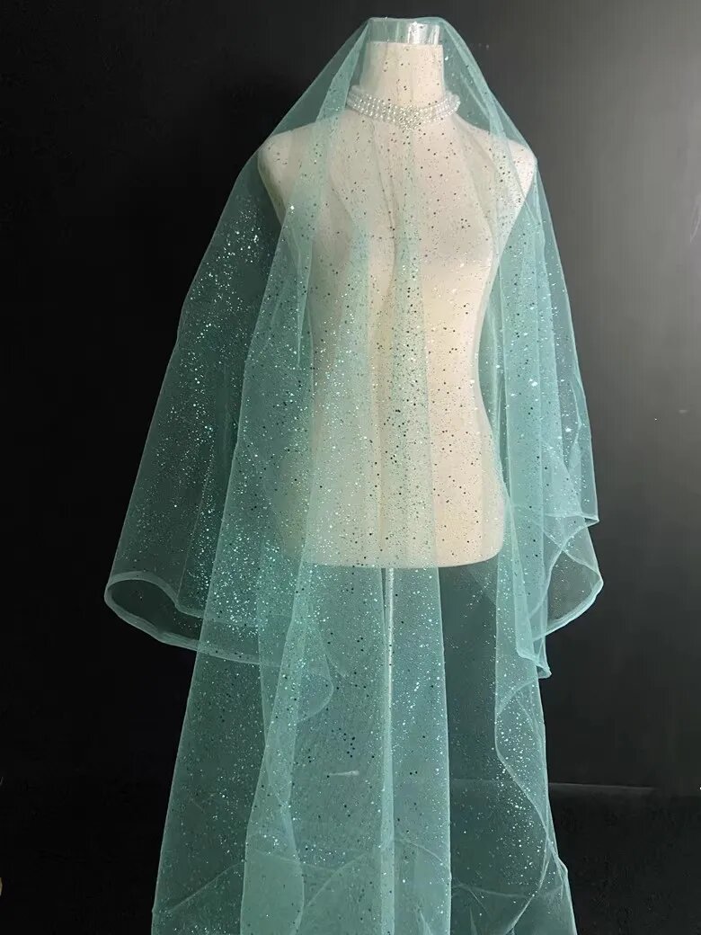 Блестящая сетка, ткань для платья, 50x150 см, цвет 10