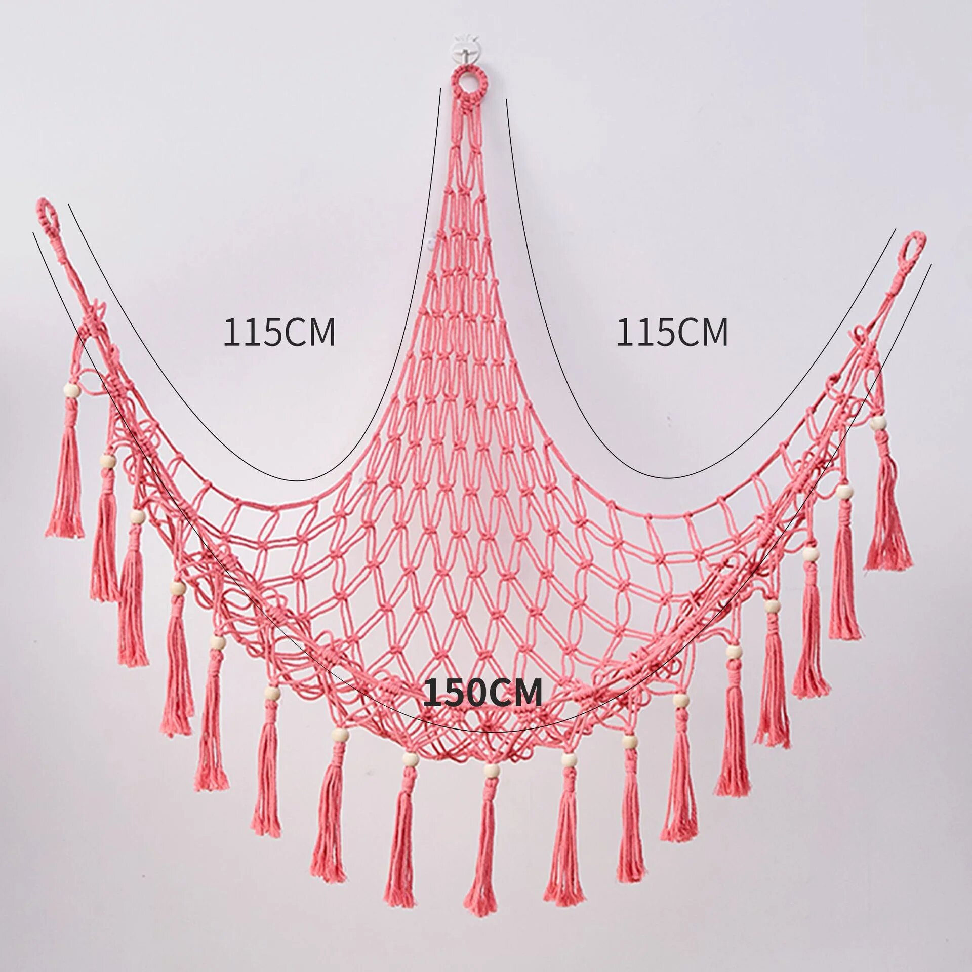 Хлопковый гамак для игрушек Розовый, E