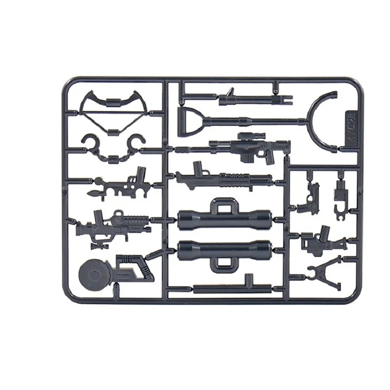 Набор военной техники Второй мировой войны: оружие, солдаты, MOC, спецназ, армейские пистолеты, полицейские детали, мини-фигурки, совместимые с Lego, строительные блоки, кирпичики, игрушка