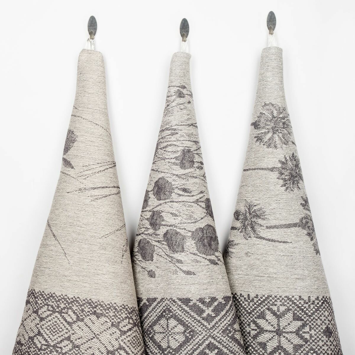 Набор из 3-х кухонных полотенец лен/хлопок "РБ Цветы полей" - 23с54 -Оршанский