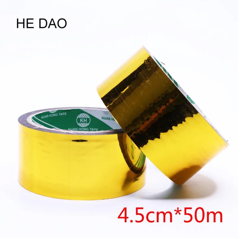 Золотая фольгированная лента 4.5cm*50m