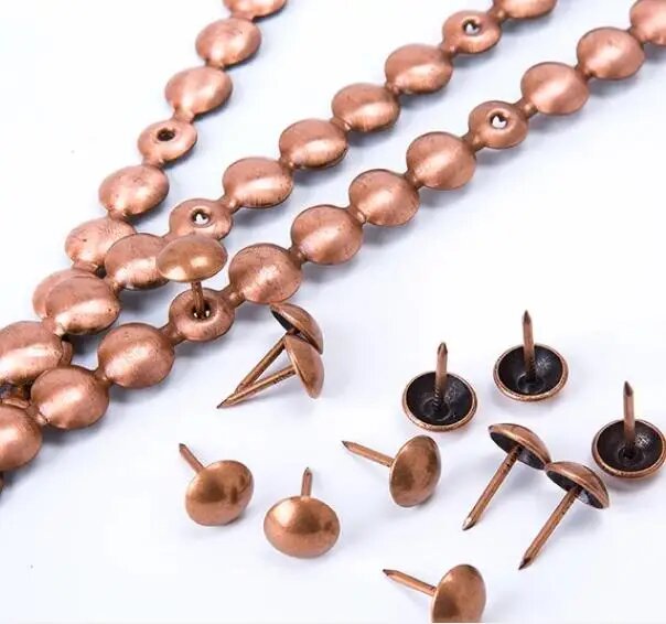 XIPEIYI декоративные гвозди для обивки 11 мм 9,5 мм 11mm red bronze