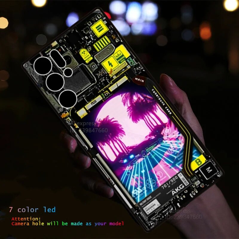 Светодиодный чехол Colorful led для ZTE Nubia RedMagic 9 Pro