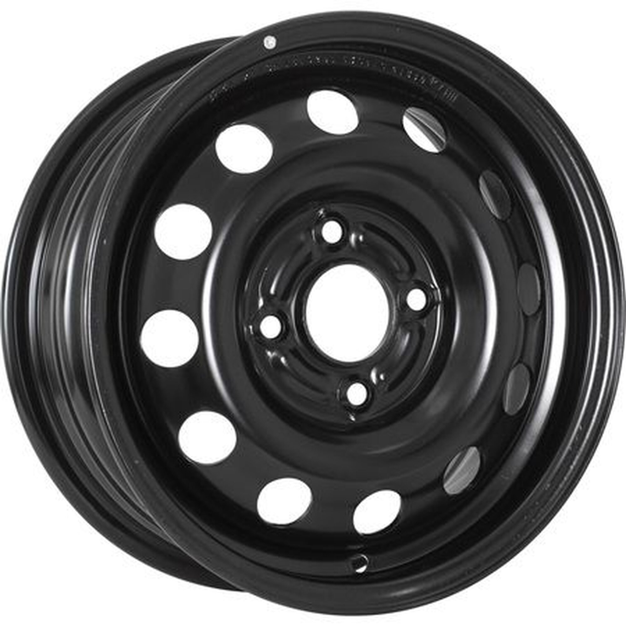 Колесный штампованный диск Евразиа тапо 53C41G R14x5.5 4x108 ET41 CB63.3 Black