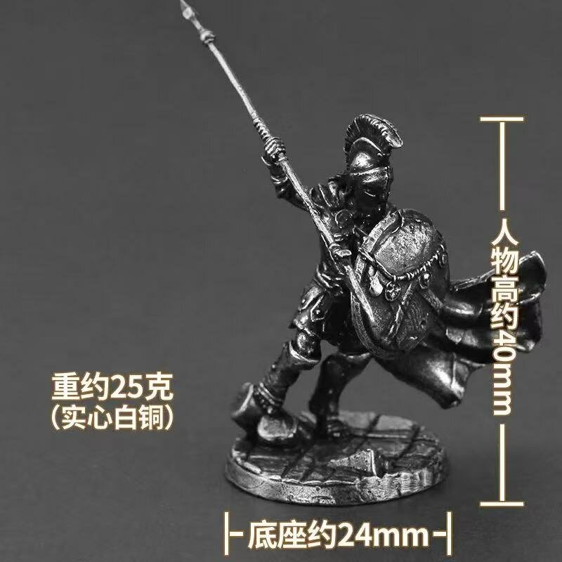 Металлическая статуэтка Спартанского воина из меди Warrior 1