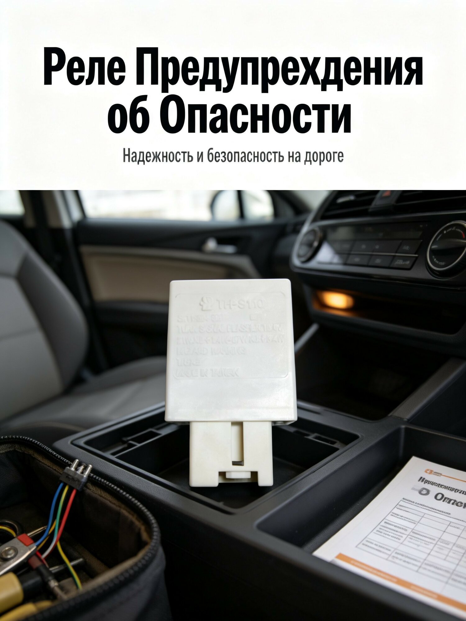 Реле автомобильного сигнала, предупреждение об опасности рулевого управления для 6 MPV 2002-2006 GJ6A66830 3211224320, белое ABS