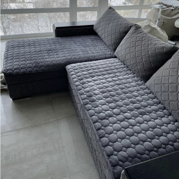 Дивандеки 210х90 и 160*90 накидка на угловой диван