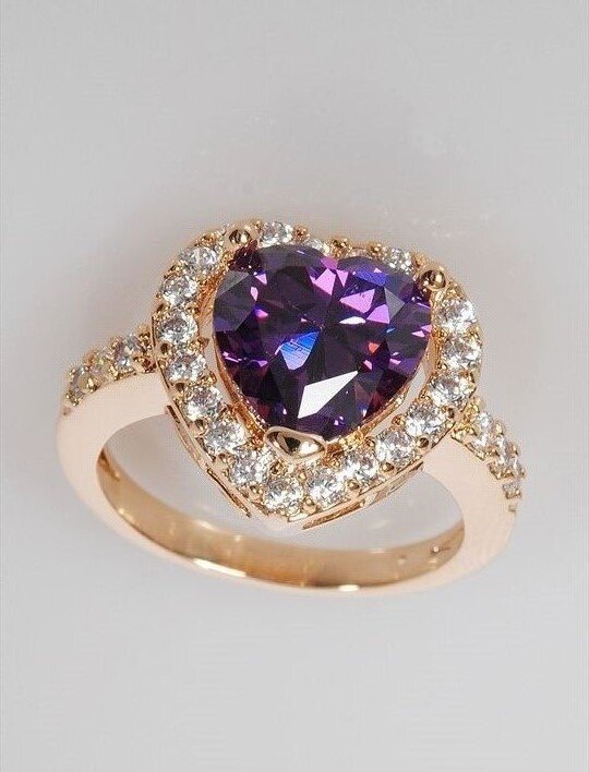 Кольцо, аметист