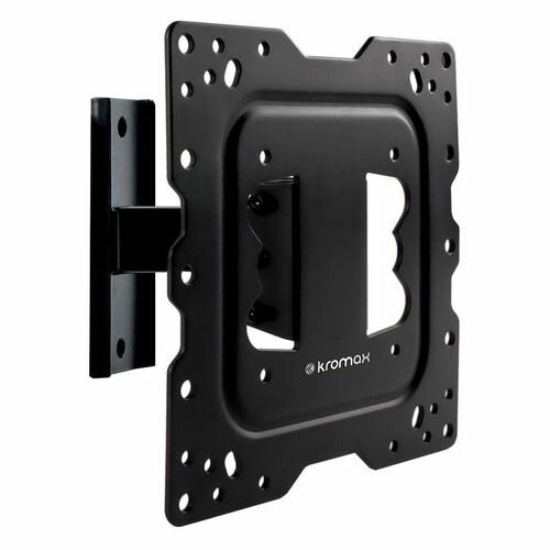 Кронштейн для телевизора Kromax DIX-16, 22-55", настенный, поворот и наклон, черный [20204]