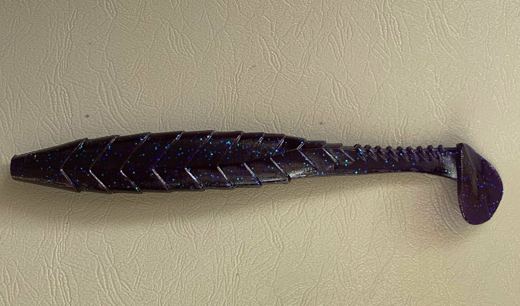 Мягкая силиконовая приманка Пайк Минноу (Pike Minnow) 20см,1шт, Фиолетовый/Violet.