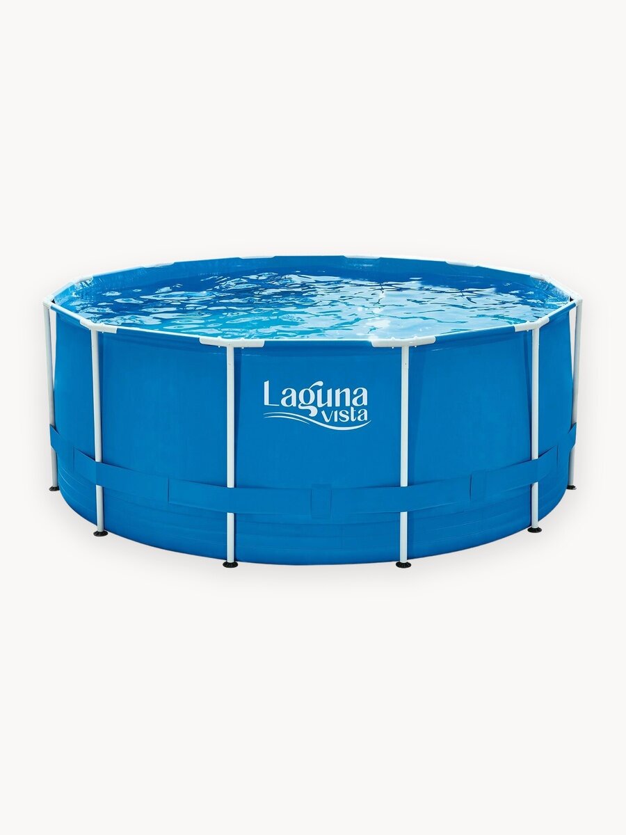 Бассейн каркасный Laguna Vista P20-1252, круглый, 366x132x366 см, синий