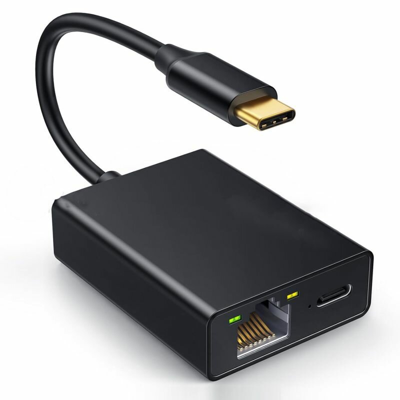 Докстанция расширения TypeC 2в1 PD100W с гигабитным Ethernet и сетевой картой Micro 100 Мбитс популярная модель