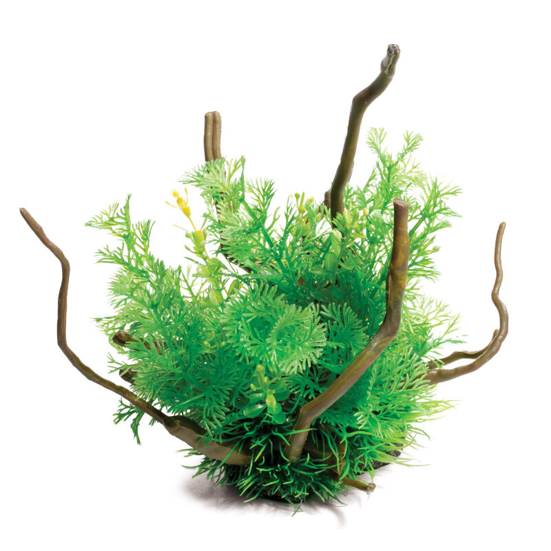 Laguna Грот "Коряга с растениями", L, 21*16*20см