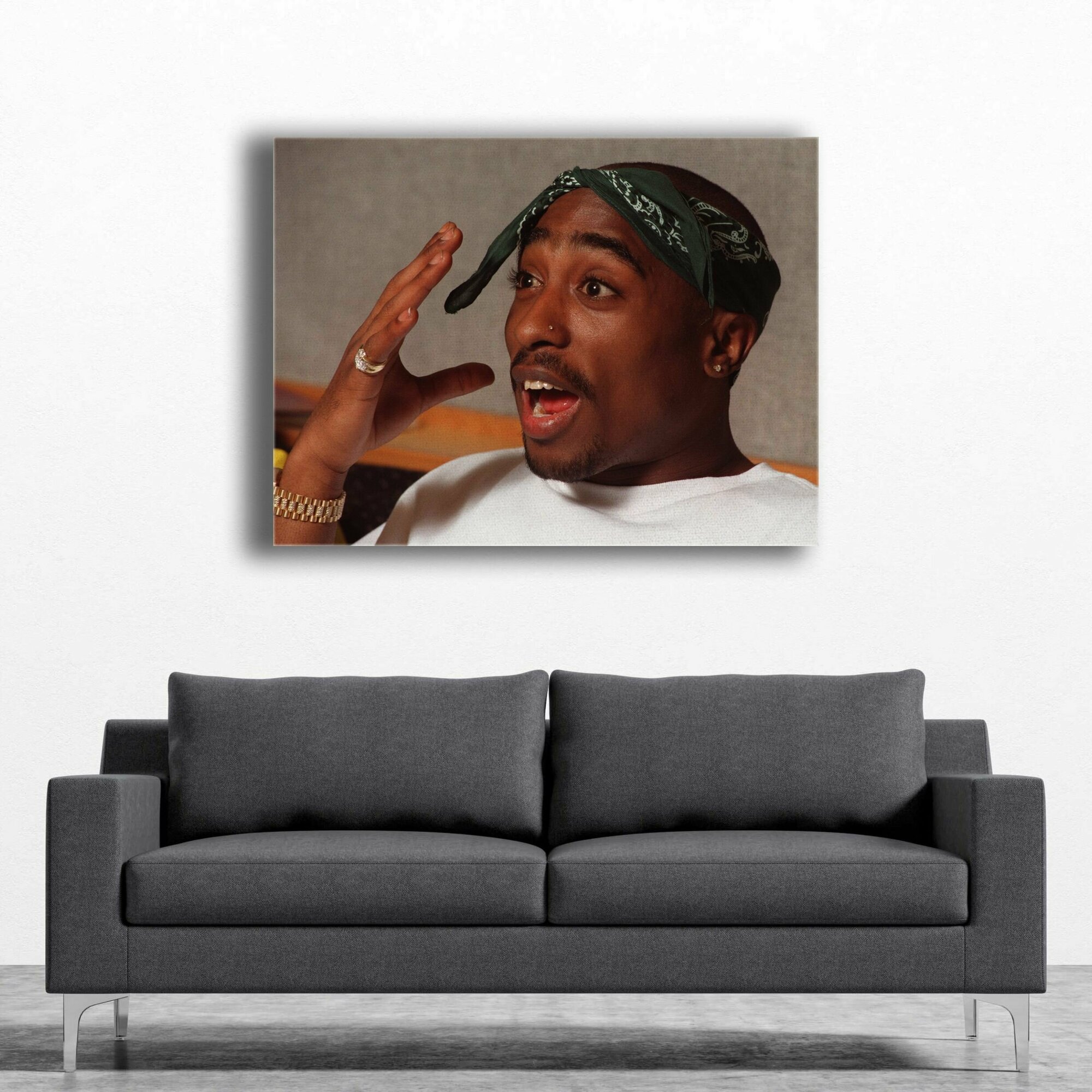 Интерьерная картина на холсте / Репер / 2Pac 50*70