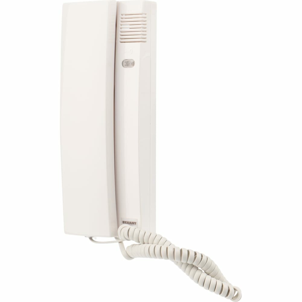 Трубка домофона с индикатором и регулировкой громкости REXANT 45-0348, 210х78х45, 45 мм, пластиковая