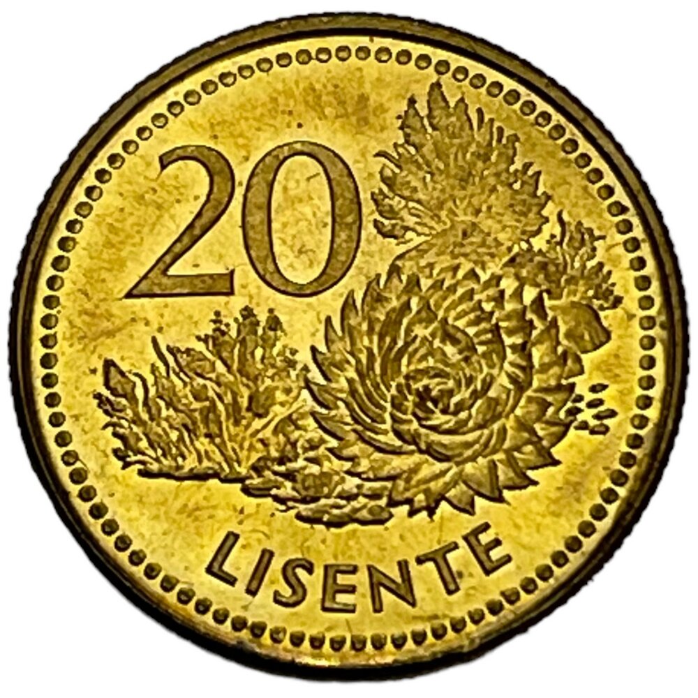 Лесото 20 лисенте 1998 г.