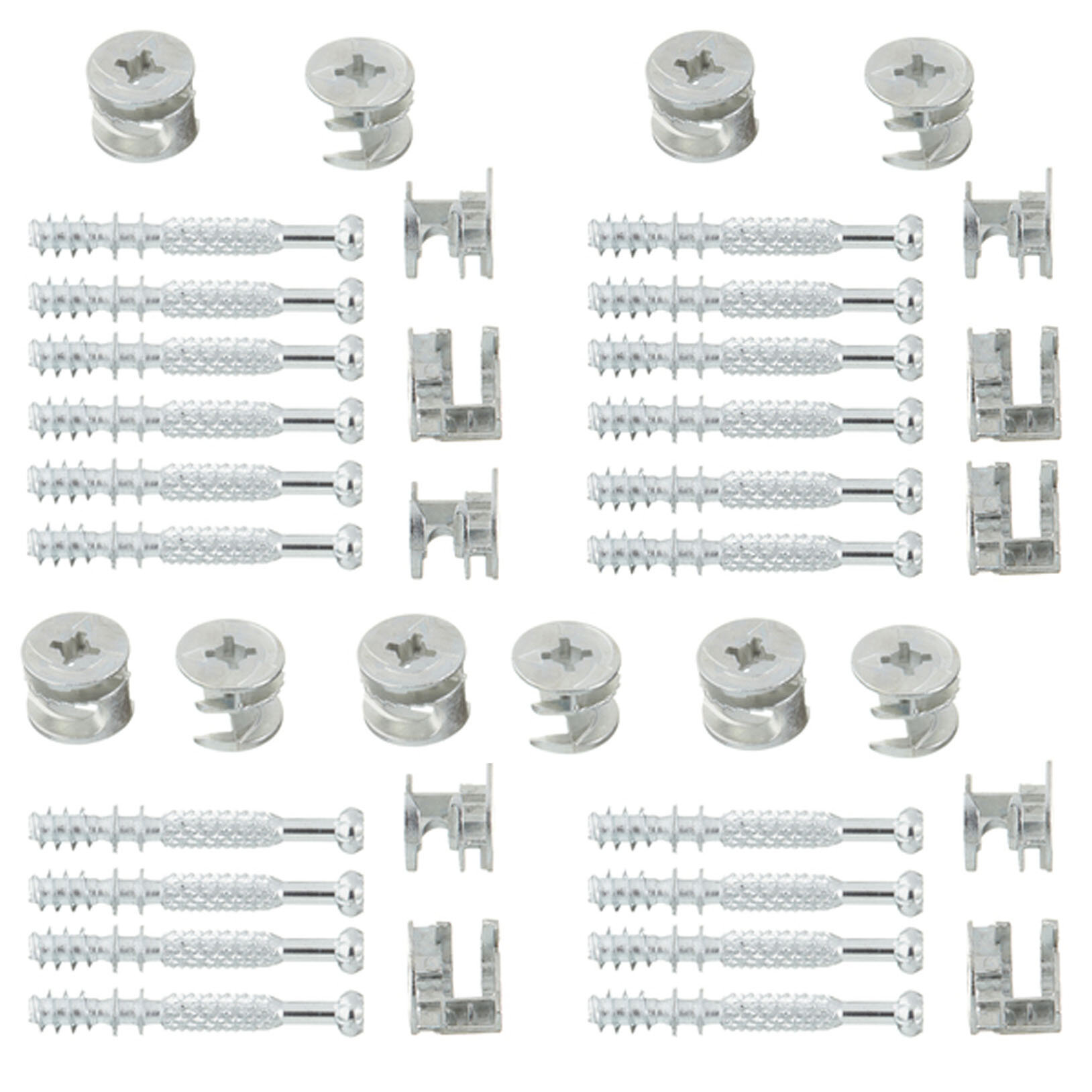 Набор для стяжки фасада для ДСП 16 мм (20 комплектов)