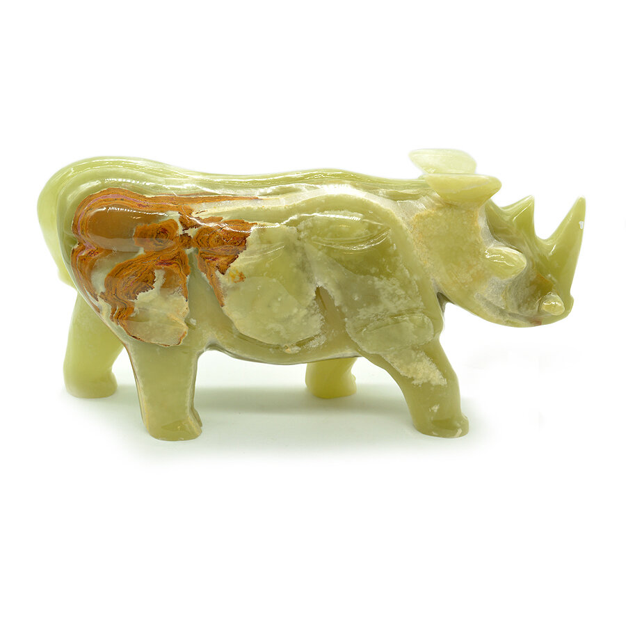 Носорог из оникса №12 (310*80*150мм) .