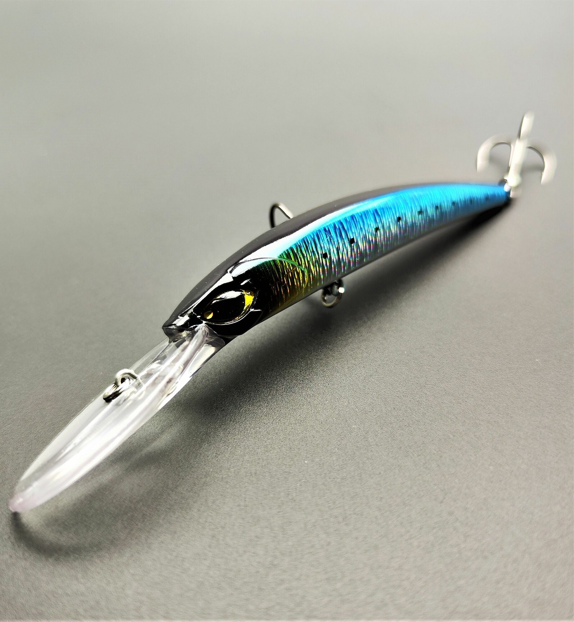 Воблер для троллинга YO-ZURI 110 Crystal minnow Deep diver(F) Япония на щуку, сома, судака