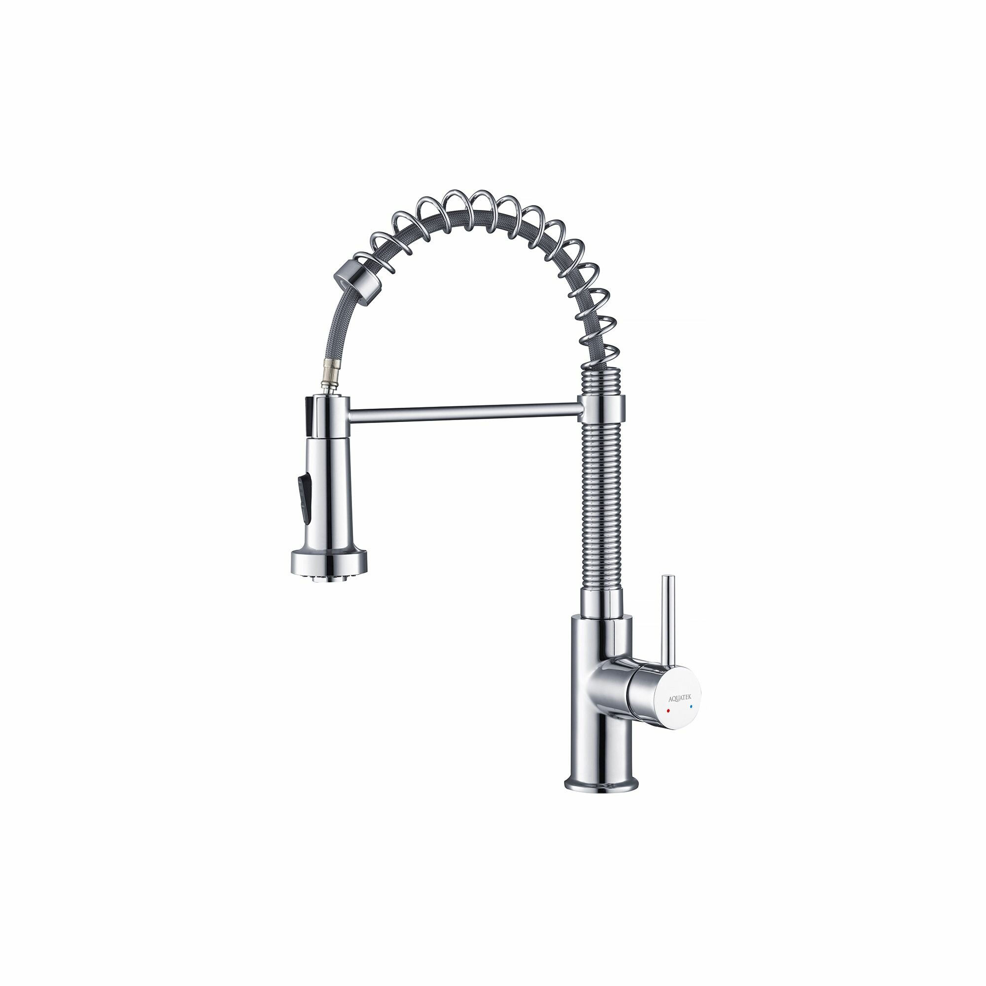 Смеситель для кухни 2jet (профессиональный) AQUATEK AQ1387CR европа, Хром