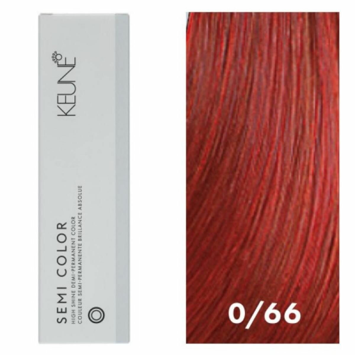 KEUNE SEMI COLOR 0.66 Красный Крем-краска для волос без аммиака