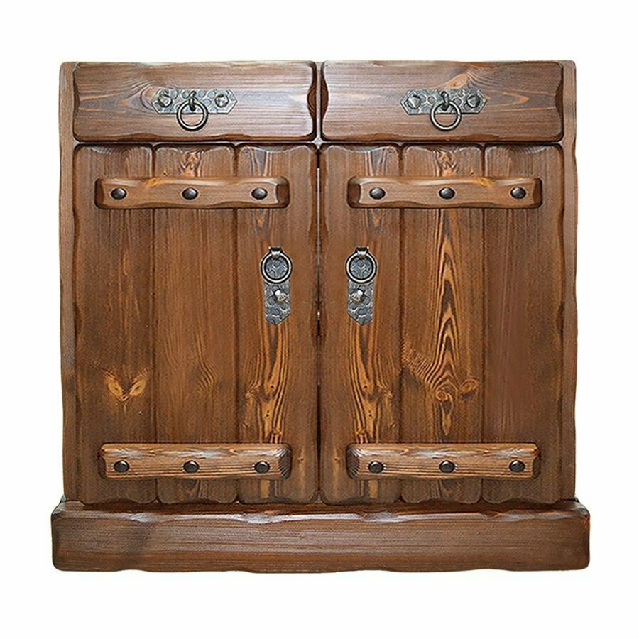 Ящик для кухни напольный (2 ящика, 2 двери) "Барон" 70*56,8*Н82 рианна старый орех