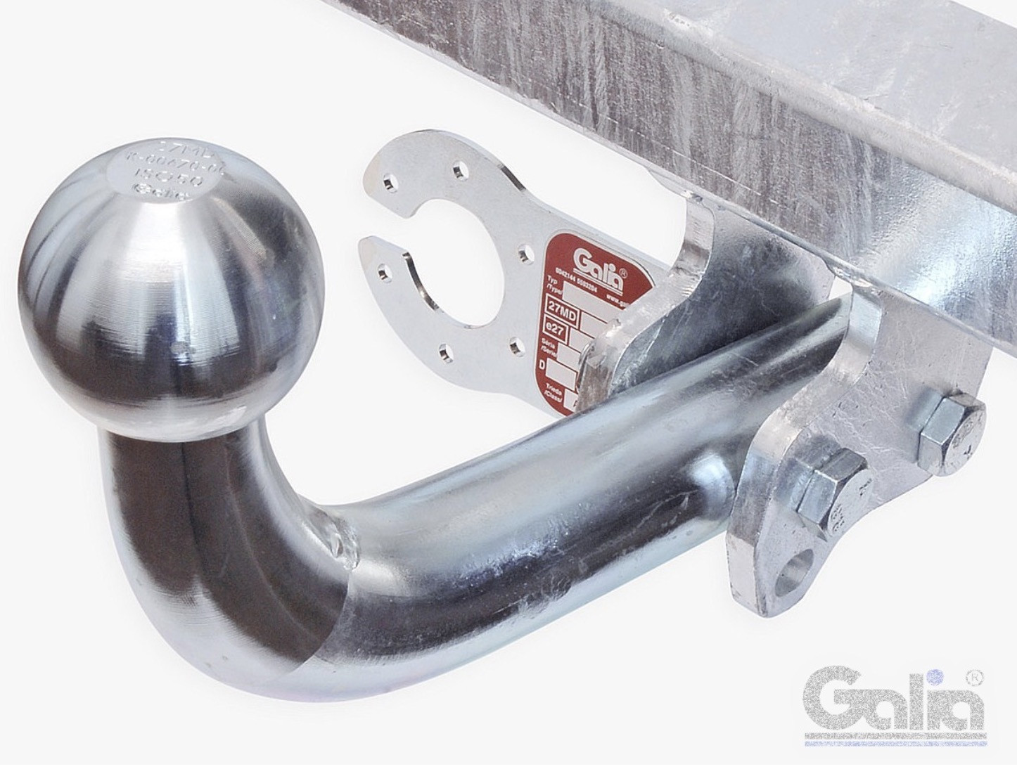 Оцинкованный фаркоп на Renault Dokker 2017-2019, Dacia Dokker 2012-2021, Renault Express 2020- (без электрики), Galia D045A