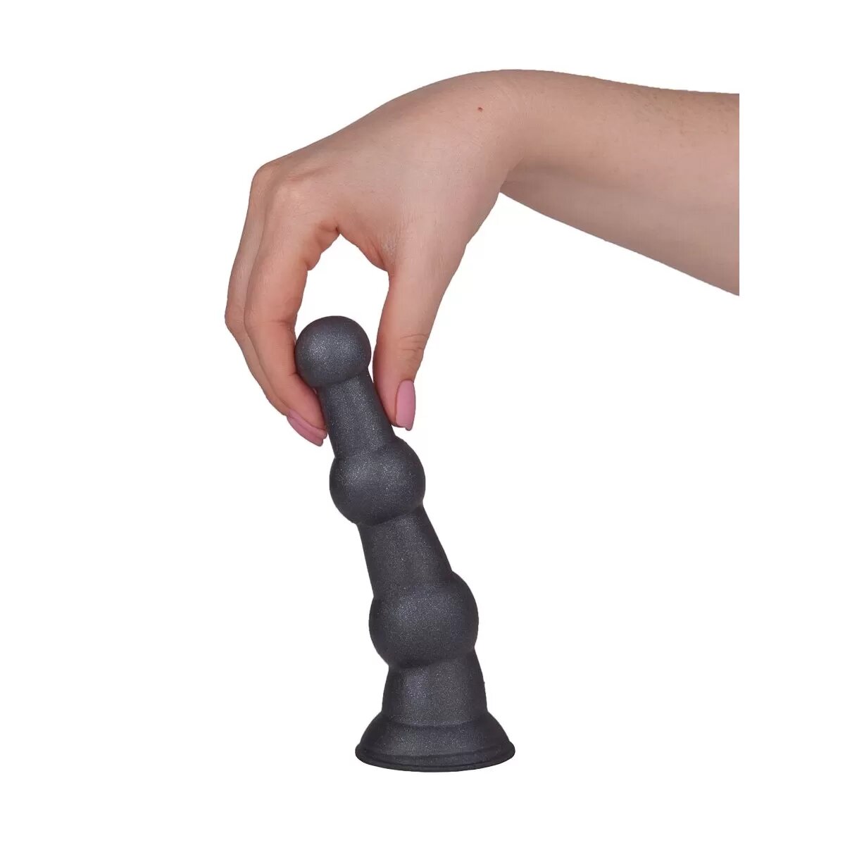 LOVETOY (А-Полимер) Анальная пробка Medium Plug, 427103, 15 см, черный