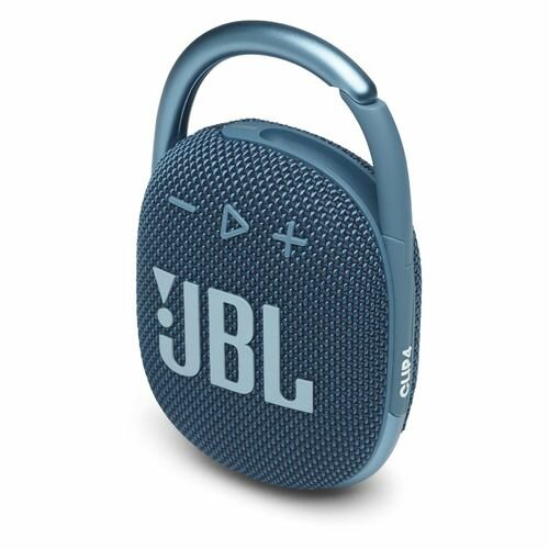 Колонка портативная JBL Clip 4, 5Вт, синий [jblclip4blu]