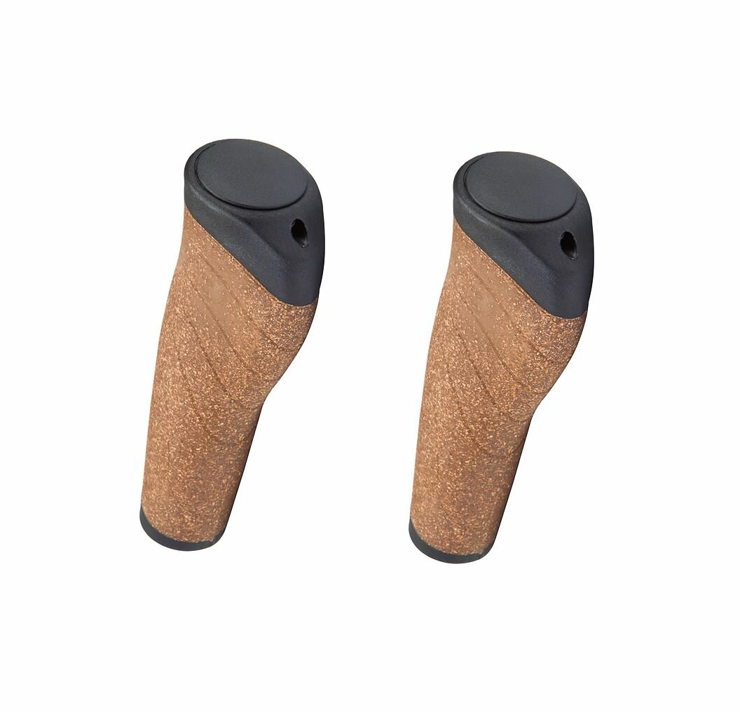 Грипсы для велосипеды STELS XH-G69BL, 135 мм, гель 2-х слойный, коричневые, пара, арт. 150180