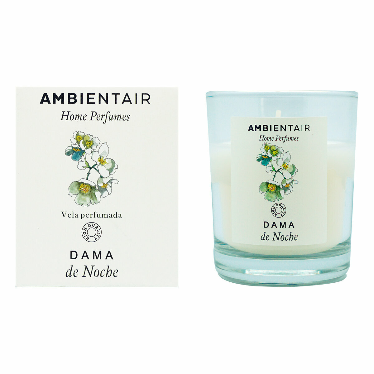 AMBIENTAIR ароматическая свеча в стакане 7.1x8.7 см Ночная леди Dama de Noche VV001DNAP-FE45