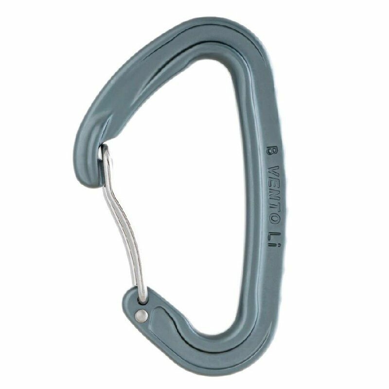 Карабин Венто "Light" со скобой, серый