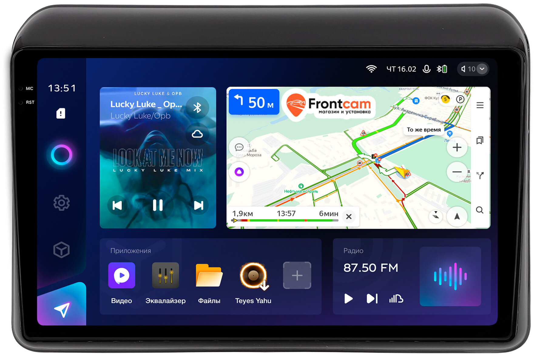 Штатная магнитола Suzuki Ertiga 2 2018-2024 (глянцевая) Teyes CC3 2K 6/128 9.5" RM-9-0670 Android 10 (4G-SIM, DSP, QLed)