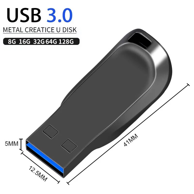 USB 3.0 накопитель OUIO 111, 8GB, черный