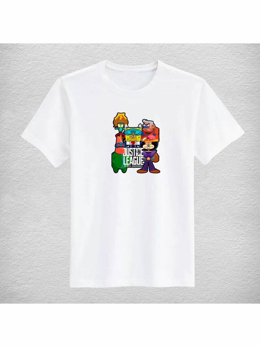 Футболка лига легенд спанч боб