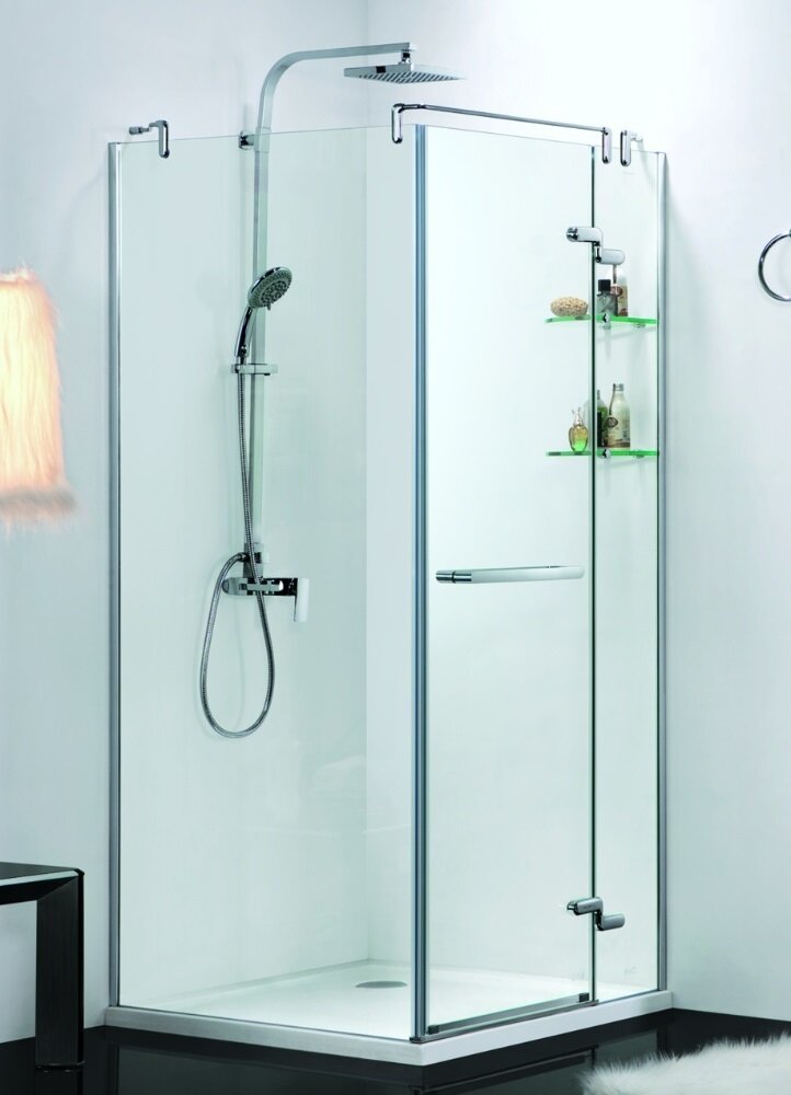 Душевой уголок Azario Montreal 90x90 R хром