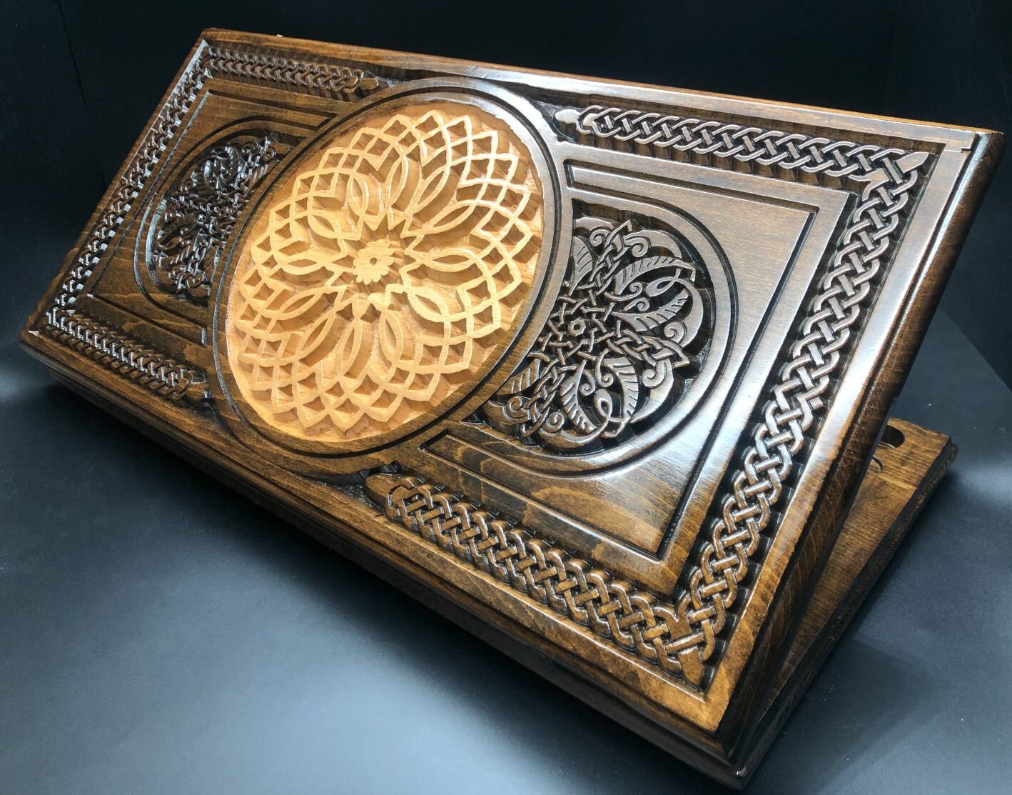 Нарды Резные "Солнце Пустыни", большие 60см