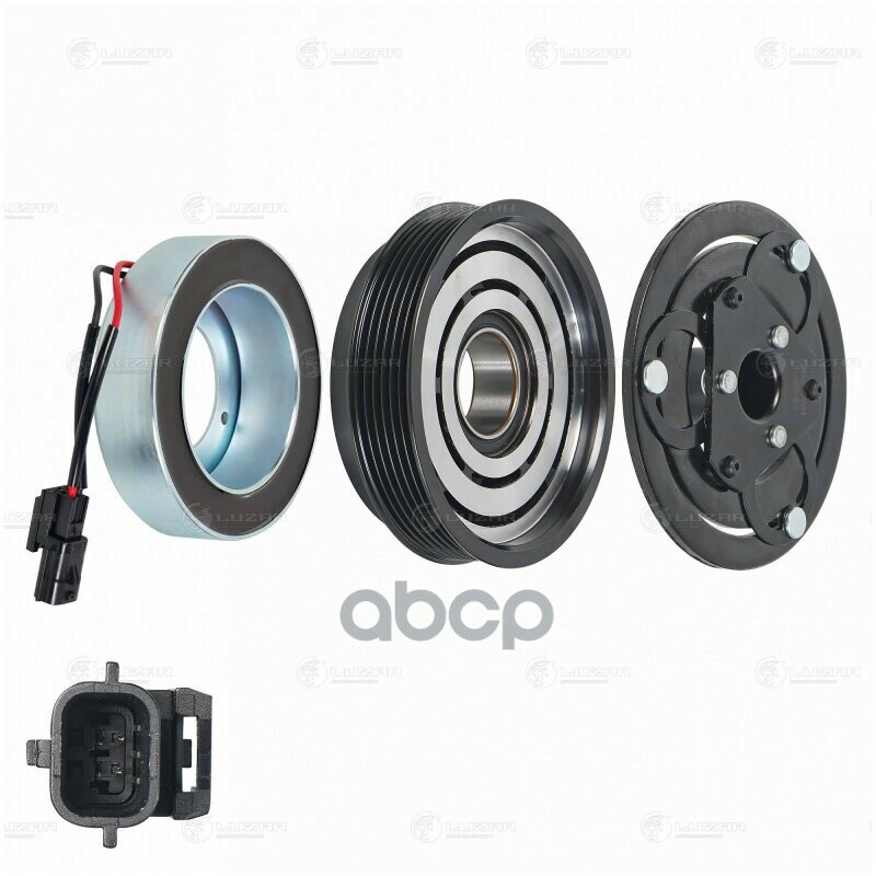 Муфта ЭЛ/магн. Компрессора кондиц. Для А/М RENAULT FLUENCE (10-)/LOGAN II (12-) 1.6I (LMAC 0901) LUZAR арт. LMAC0901