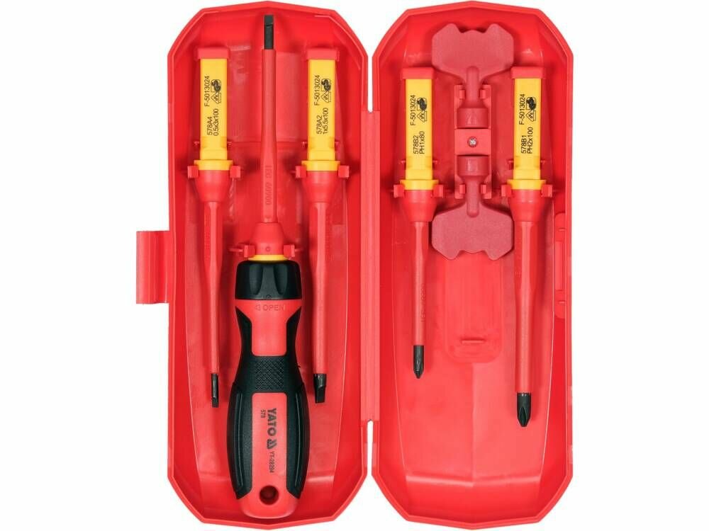 Набор изолированных отверток VDE 8шт YT-28294