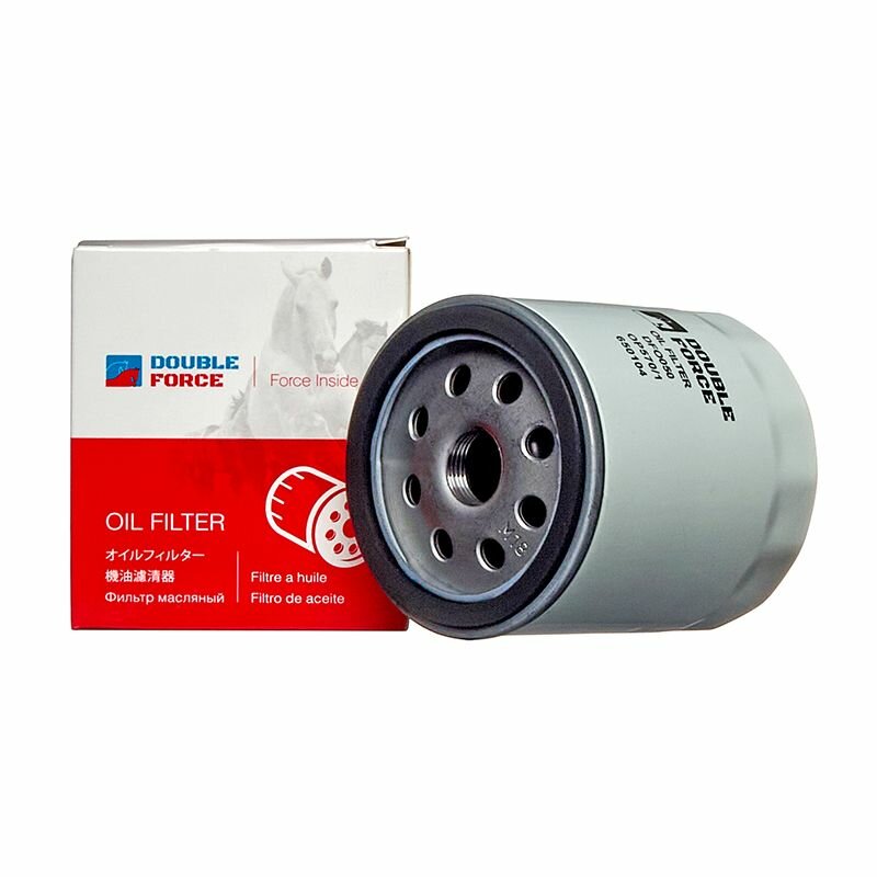 Фильтр масляный DOUBLE FORCE арт. DFO050 LADA 2110 110 ZAZ LANOS ZAZ SENSCHANCE 2009 CHEVROLET AVEO 05 LACETTI 04 CRUZE 09 NIVA 04 DAEWOO NEXIA 97